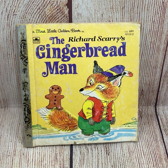 Little Golden Book | Other | The Gingerbread Man By Richard Scarry A ...